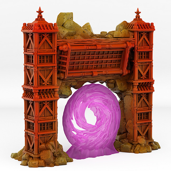 Fantastic Portals - Asian Temple Portal with its Ancestral Vortex effect
